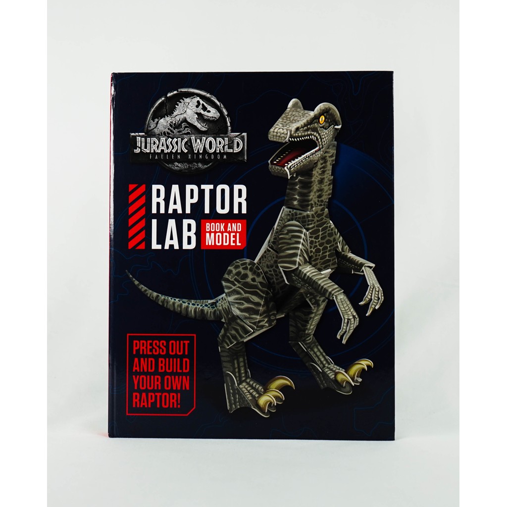 (BX) Jurassic World Fallen Kingdom Raptor Lab: Book And Model (Jurassic ...