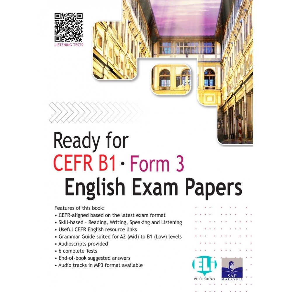 SAP: For CEFR Exam Paper: English + English: Form + Form 3 + B1 ...