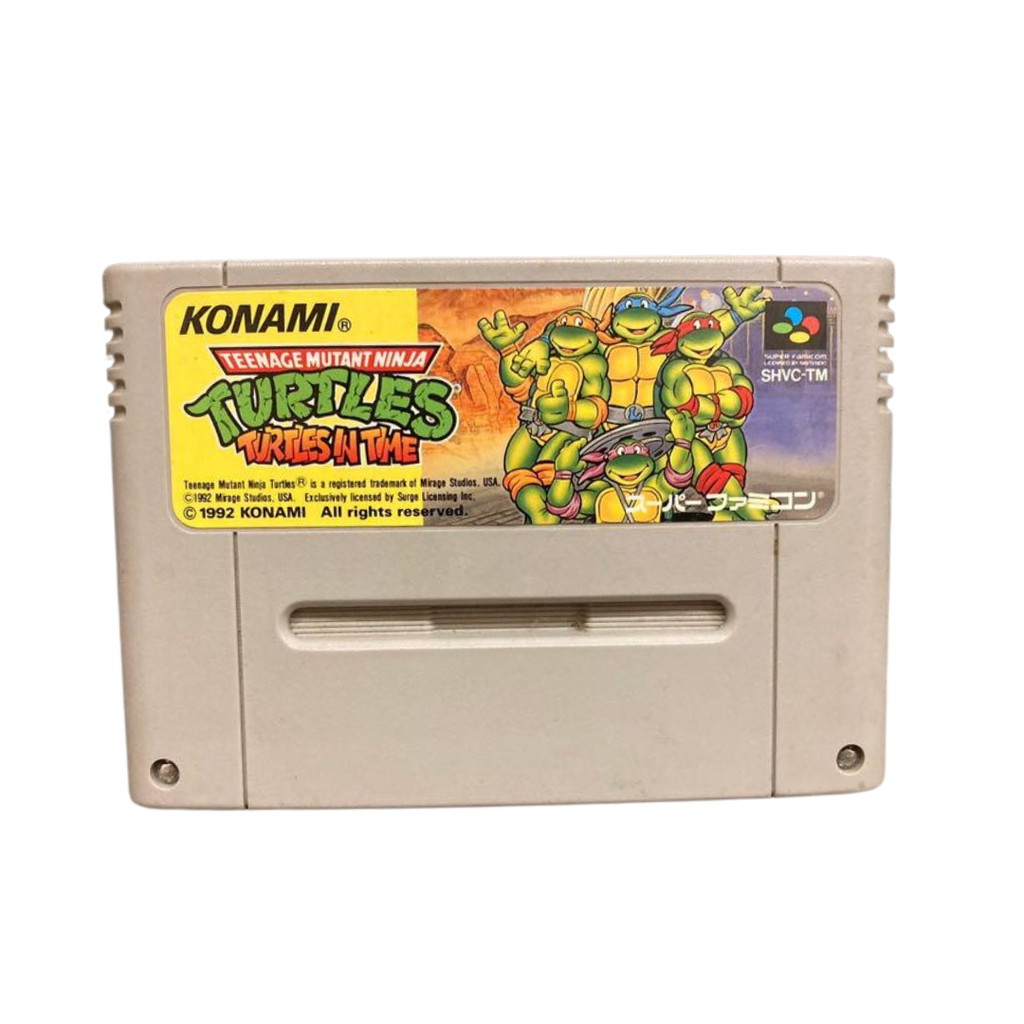 TMNT Ninja Turtles in Time SFC Nintendo Super Famicom SNES From Japan ...