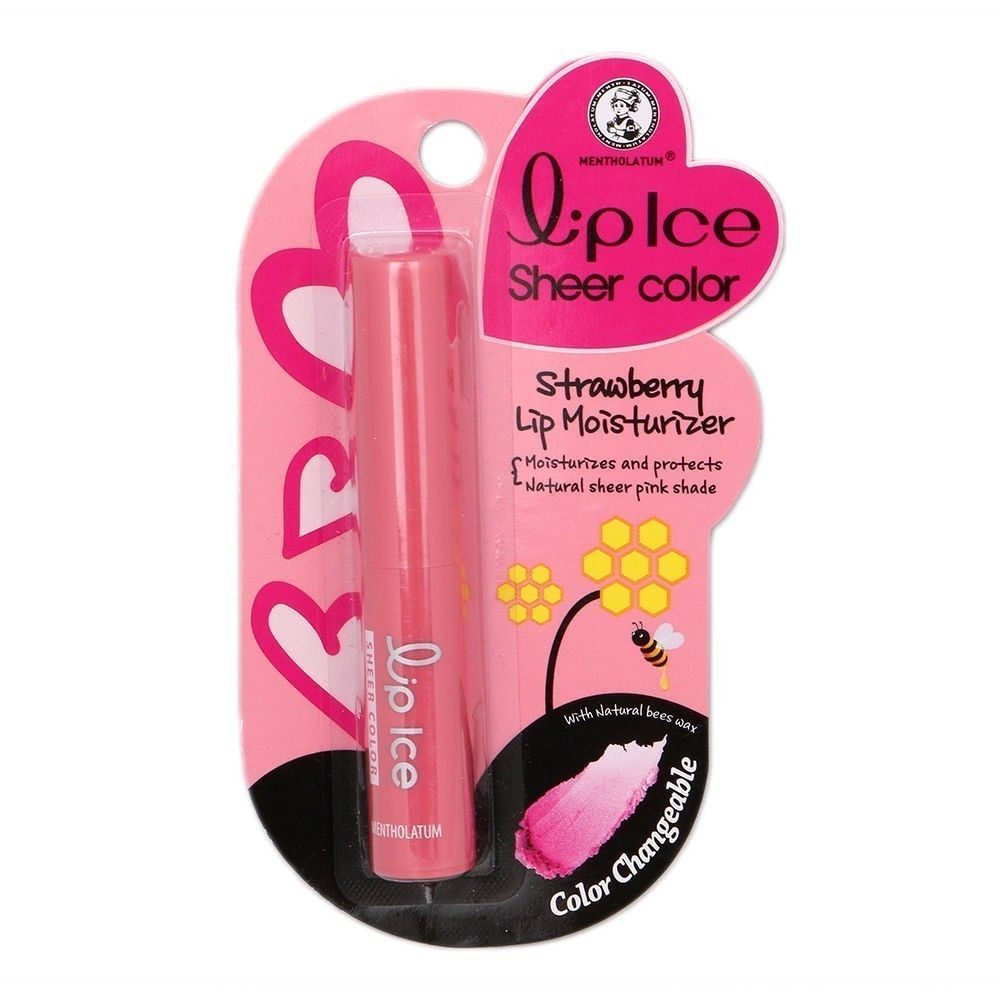 Lipice Sheer Color Strawberry Lip Moisturizer (2g) | Shopee Singapore
