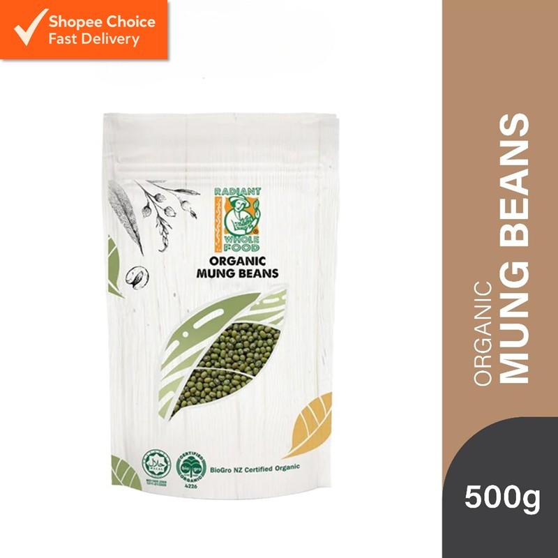 [Shopee Choice] Radiant Organic Mung Beans (500g) | Shopee Singapore