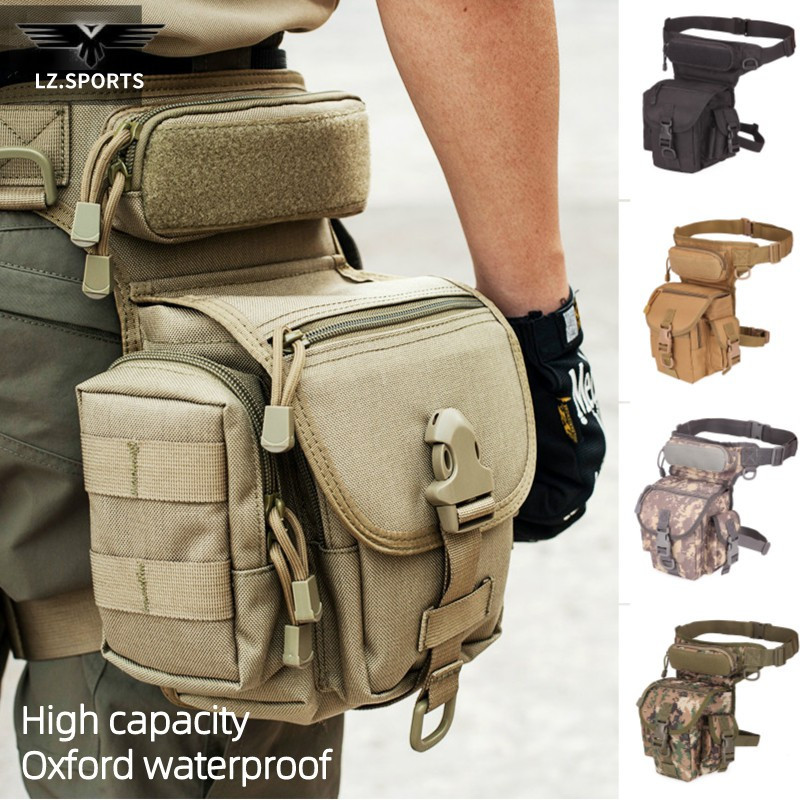 1000D Tactical Drop Leg Bag TAC Drop Leg Bag Thigh Utility Waist Molle ...