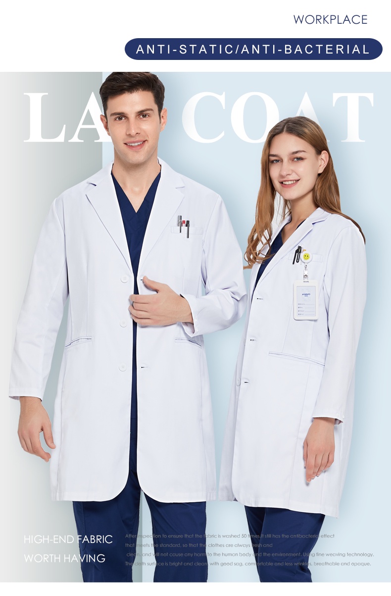 ANNO Anti-Static Lab Uniforms Out Fit Work Out Wear Unisex Pharmacy ...