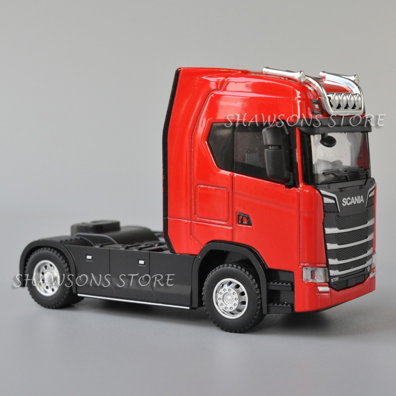 1:50 Scale Diecast Metal Model Truck Toys Scania S730 Semi-Trailer ...
