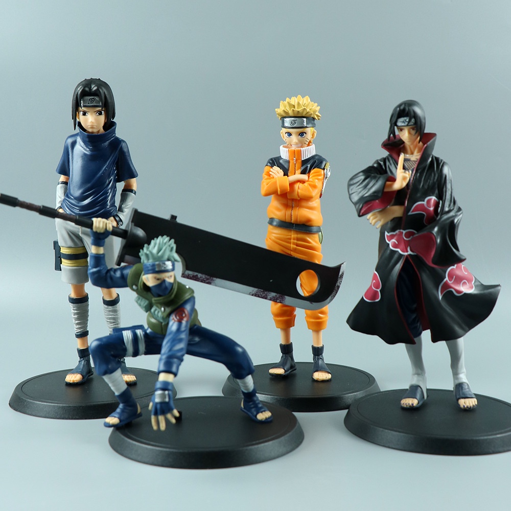 8 Style Anime Naruto Uchiha Sasuke Uzumaki Naruto Hatake Kakashi ...