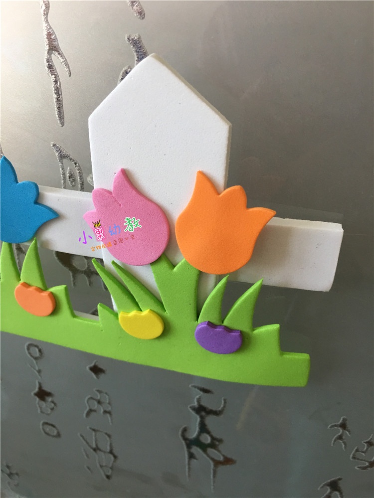 New Long Fence Craft 3D EVA foam classroom blackboard notice board Wall ...