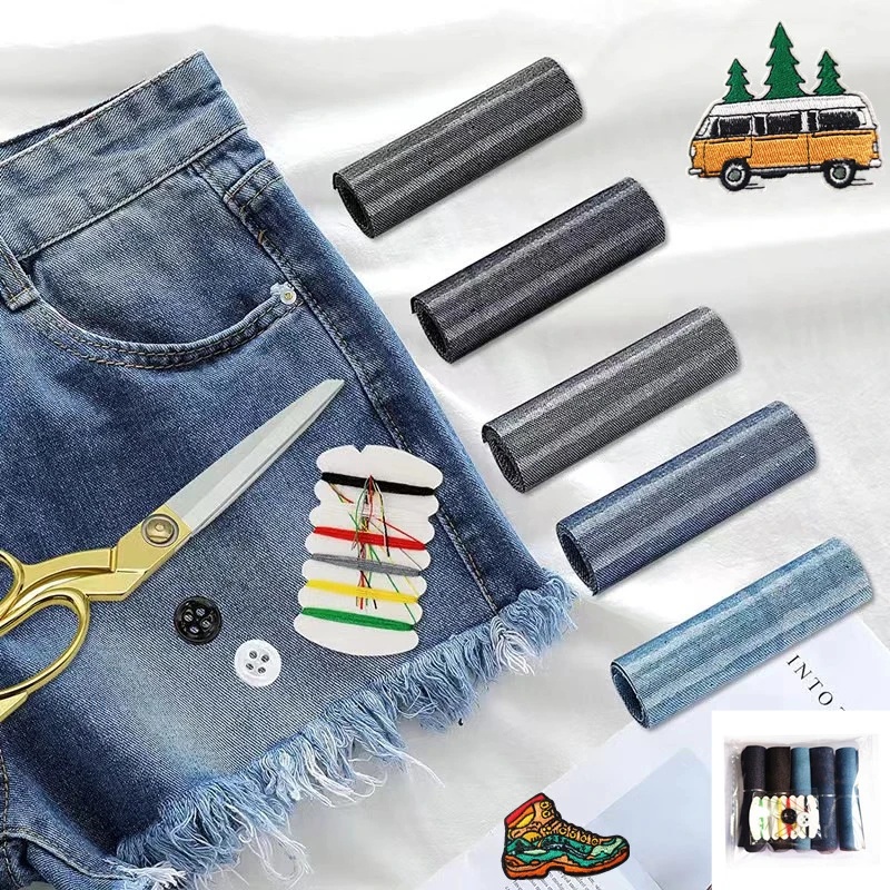 DIY fabric sticker denim patch embroidery fabric repair Iron On Patch ...