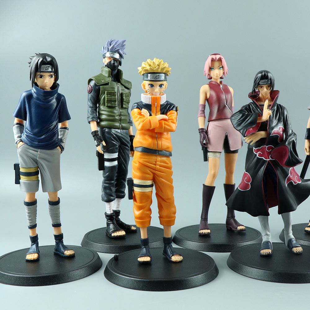 8 Style Anime Naruto Uchiha Sasuke Uzumaki Naruto Hatake Kakashi ...