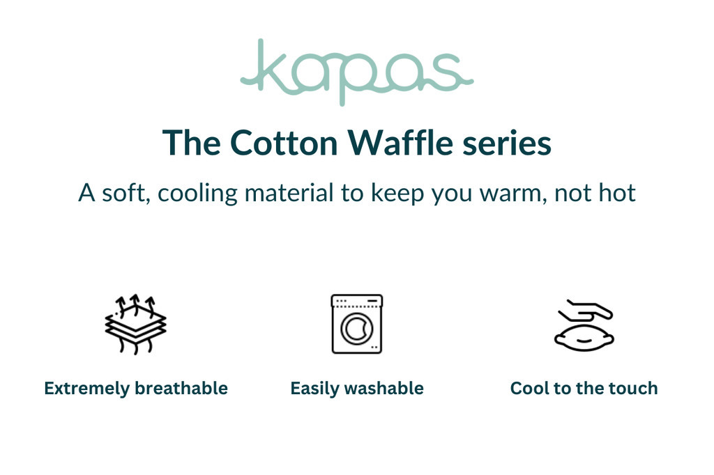 KAPAS LIVING | Pillowcases | Cotton Waffle & ELS Cotton | Standard ...