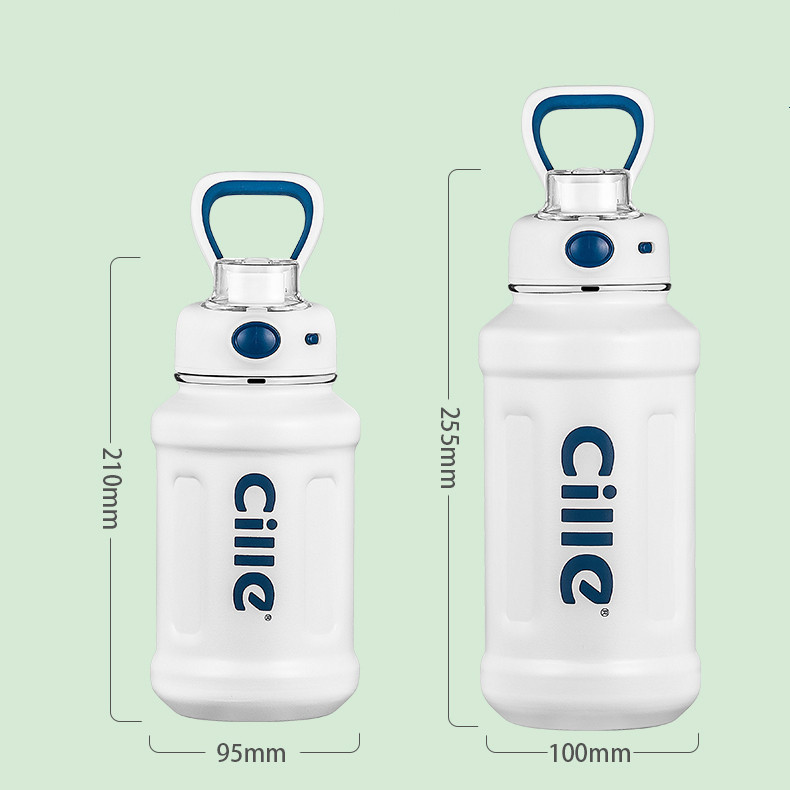 Cille 500ml/620ml/650ml/950ml Sport Leisure Stainless Steel Vacuum ...