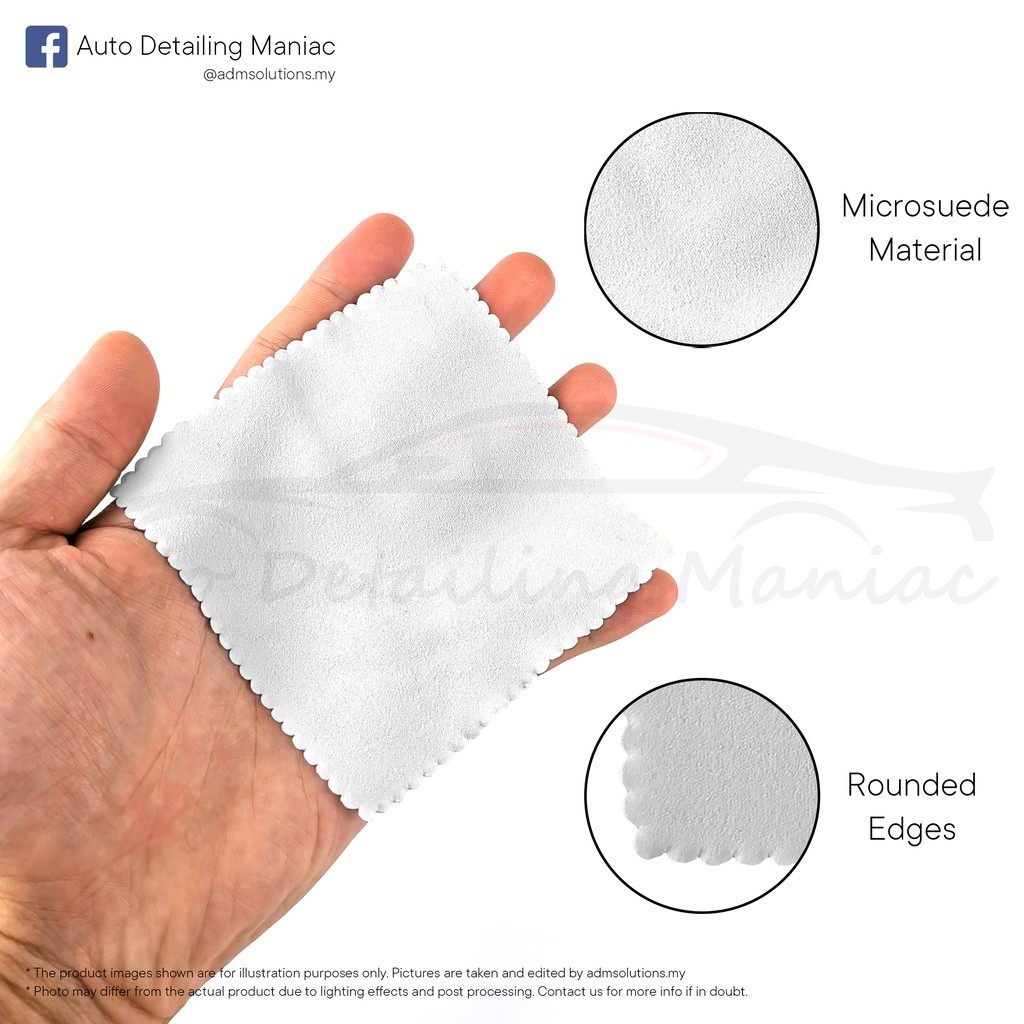 Microfiber Suede Coating Applicator Cloth Micro Suede Small Coating ...