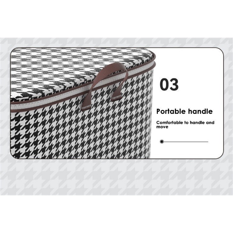 [Shopee Choice] 100L Fabric Storage Boxes with Lids Clothes Container ...