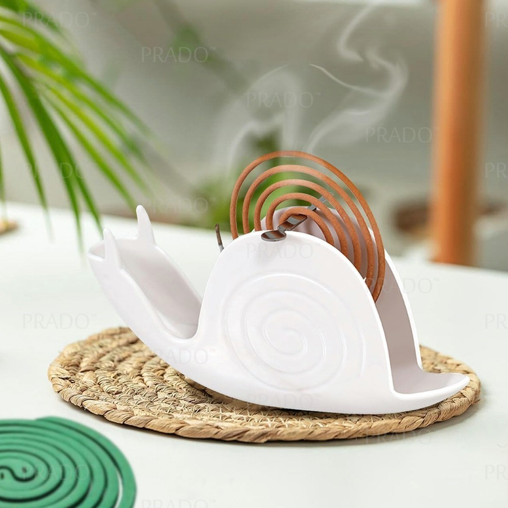 PRADO Home Living Snail Coil Burner Holder Mosquito Fireproof Coil Ash ...