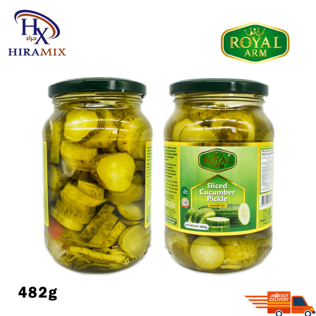 Royal Arm Pickled Cucumber Pickle Sliced | Premium Quality / Halal 腌制黄瓜 ...