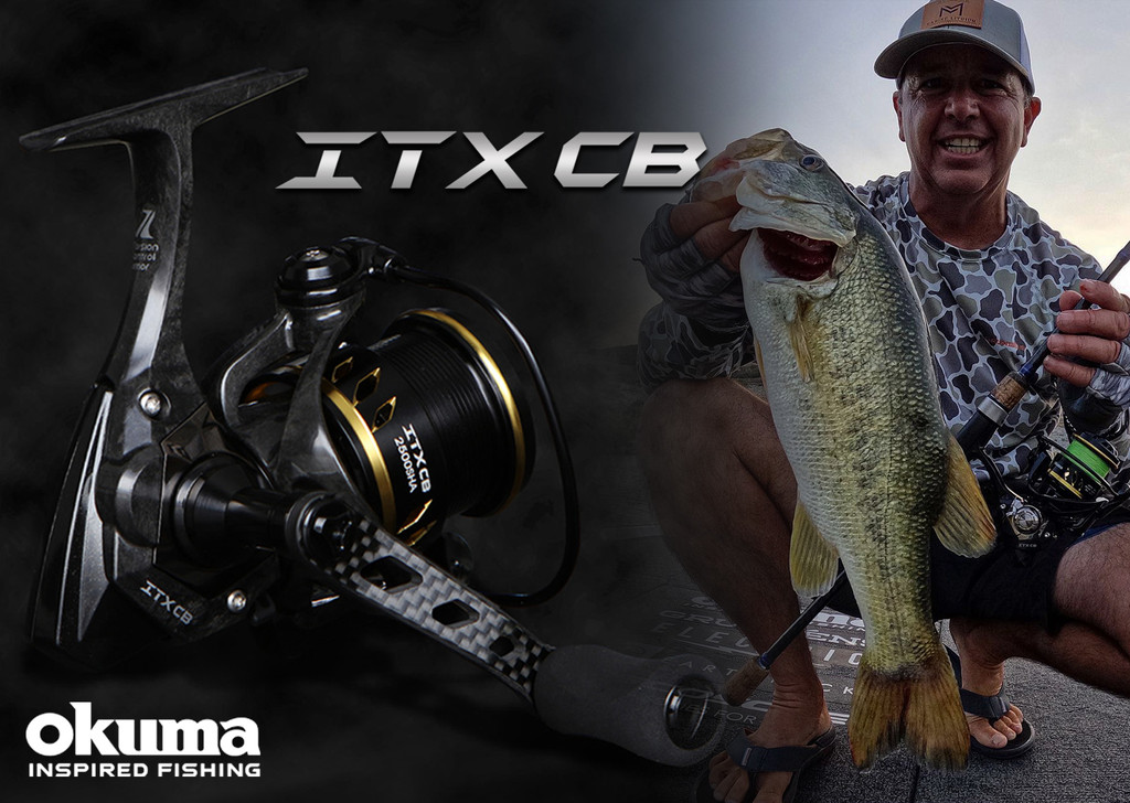 Okuma ITX CB Mesin Pancing Spinning | 3kg-10kg Max Drag | Air Tawar ...