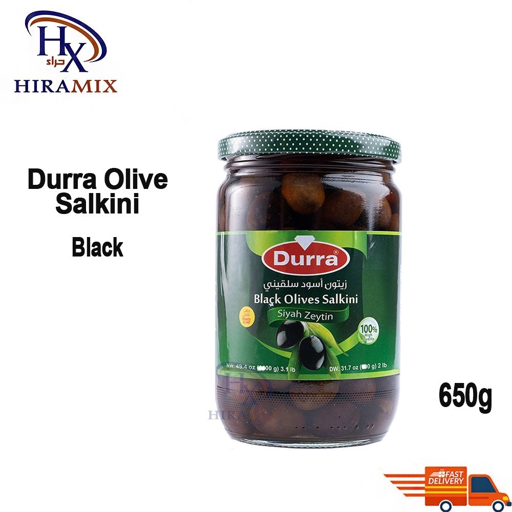Durra Salkini Green Olives | Whole Black Olives Sliced Olives | Zaitun ...