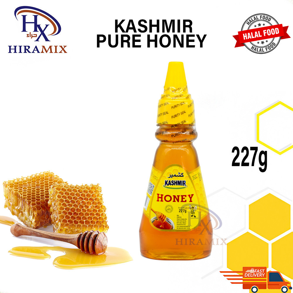 Kashmir Natural Honey (Combo Offer) Madu Kashmir Halal 1kg / 500g / 250g / 125g / 227g Squeeze ...