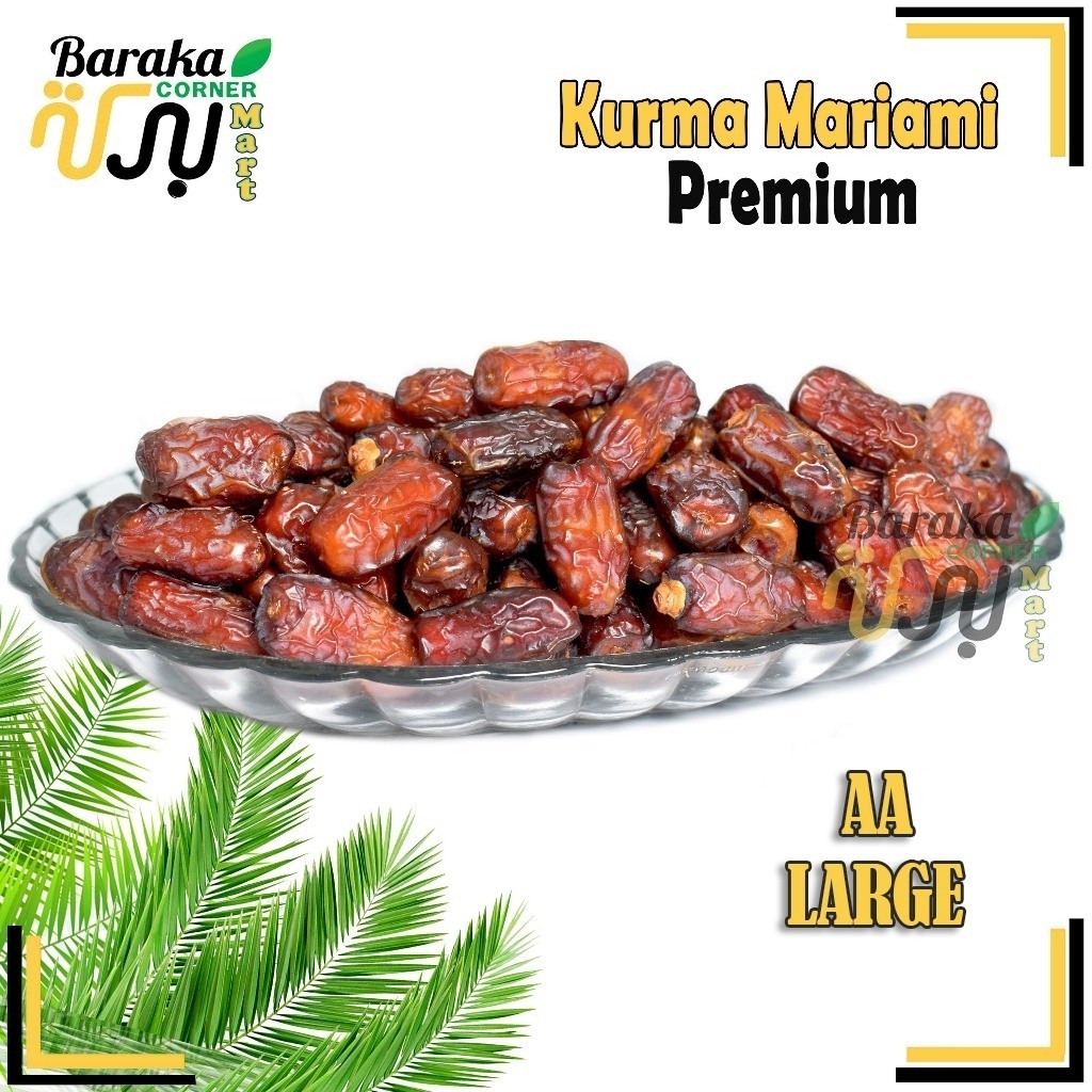Premium Quality Kurma Mariami AAA Jumbo / AA Large Mariami Dates 150 ...