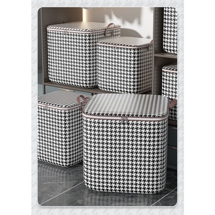 [Shopee Choice] 100L Fabric Storage Boxes with Lids Clothes Container ...