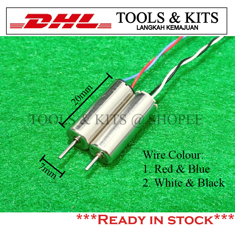 720 Coreless DC Motor High Speed High Torque 45000RPM for RC Drone ...