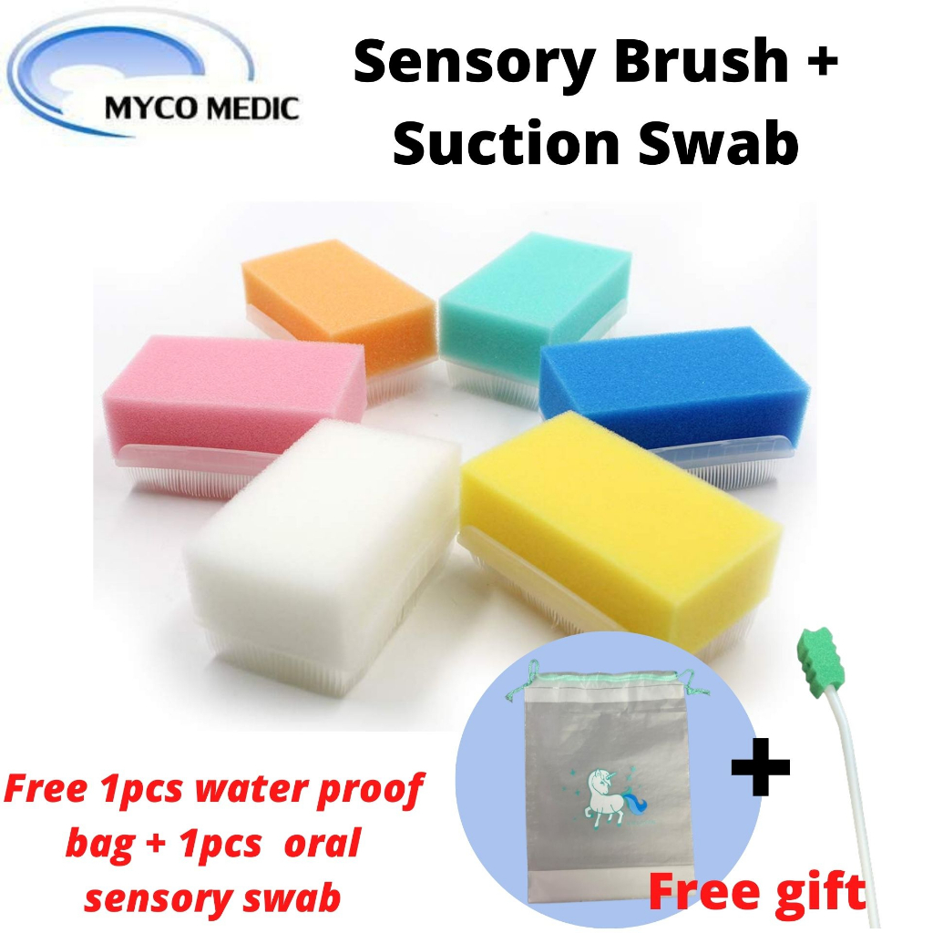 Sensory Brush & Oral Swab Sensory Brush for Autism ADHD ADD / Wilbarger ...