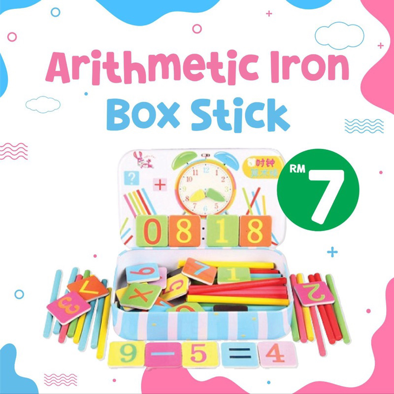 MATH TOY ARITHMETIC IRON BOX STICK (WASAPOWER) | Shopee Singapore