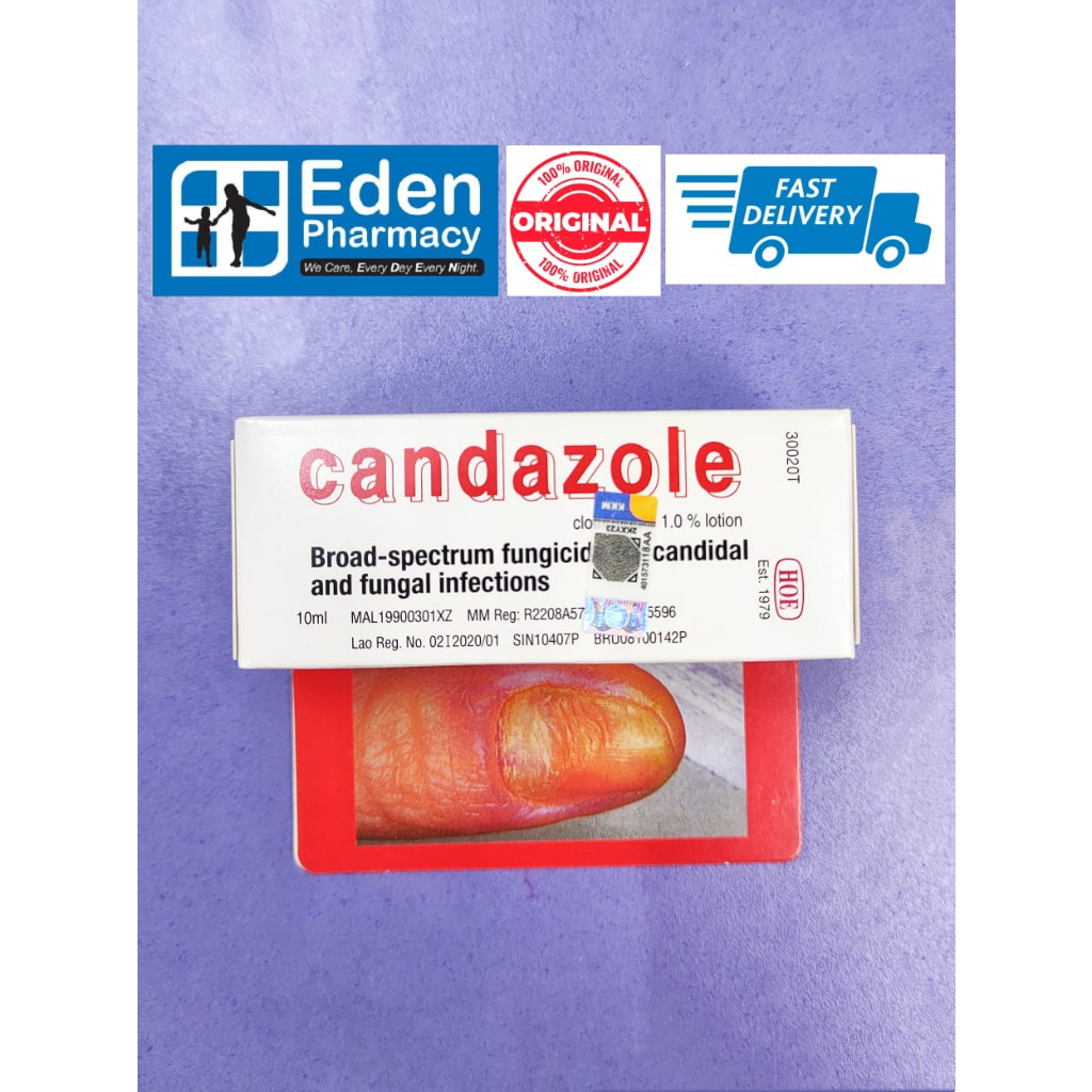 Candazole antifungal lotion clotrimazole for nail (10ml) | Shopee Singapore