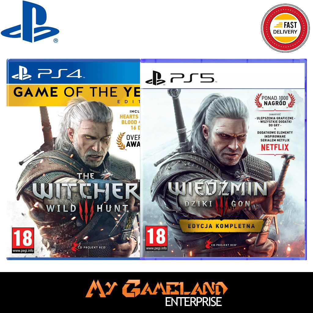 PS4 /PS5 The Witcher 3 Wild Hunt Game Of The Year / Complete Edition ...