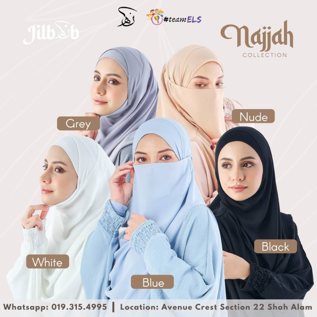 Jilbab Nunha - Najjah Collection by Neelofa | Shopee Singapore