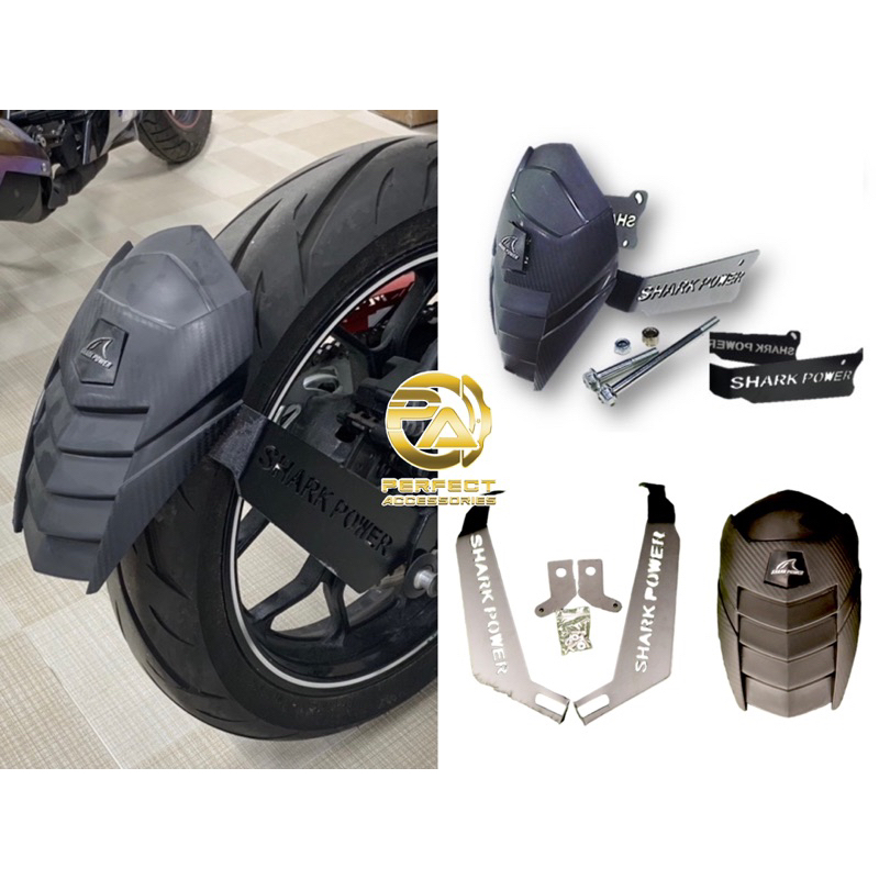 R15 MT15 HUGGER SPLASH GUARD UNIVERSAL R25 R15 NINJA Z250 NS200 RS200 ...