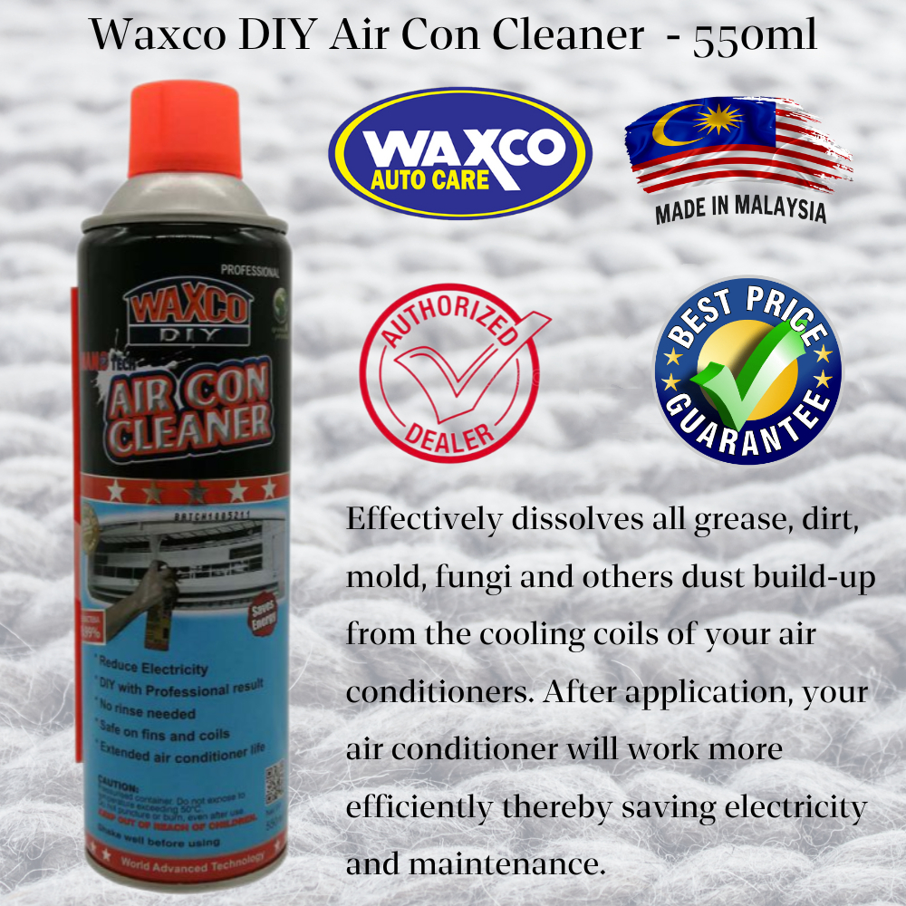 Waxco DIY Air Cond Cleaner - 550ML | Shopee Singapore