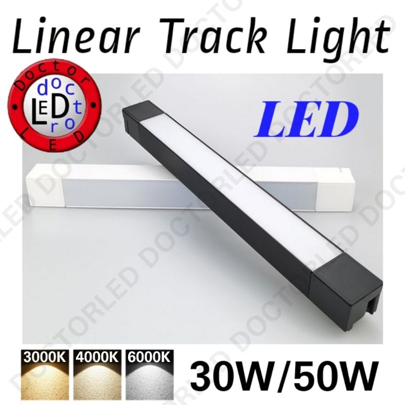 [DoctorLED] Linear Track Light 30W 50W LED Track Light Using Track Rail ...
