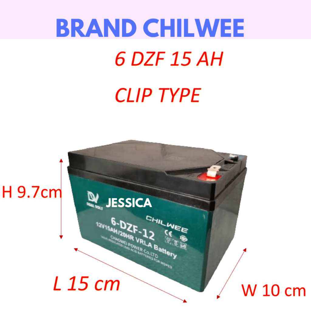 CHILWEE 12V12AH Battery for Electric Bicycle 6DZF12 E-bike 6-DZF-20 Scooter 6 MONTH WARRANTY ...