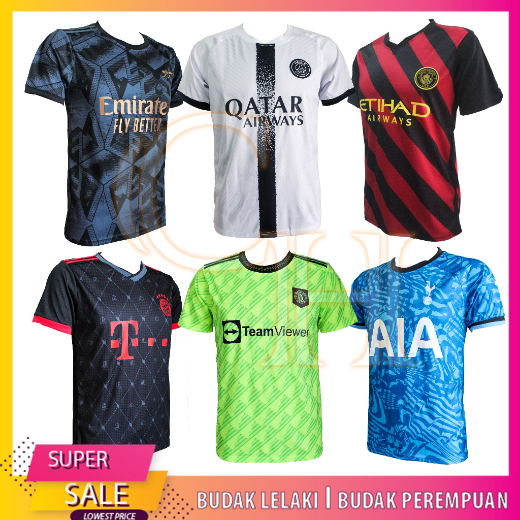 Men JERSEY T-SHIRT SOCCER CLUB FOOTBALL NEW SEASON (Men's JERSEY SHIRT ...