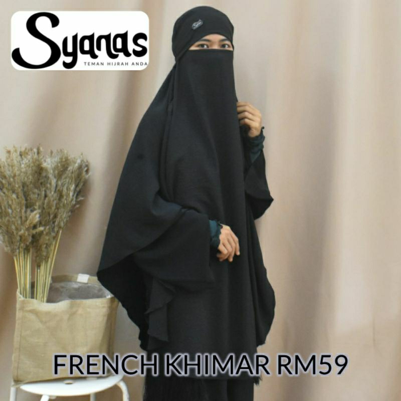 French KHIMAR FIELD 80/70/60/50 INCI BY SYANAS FRIENDS HIJRAH AND ...