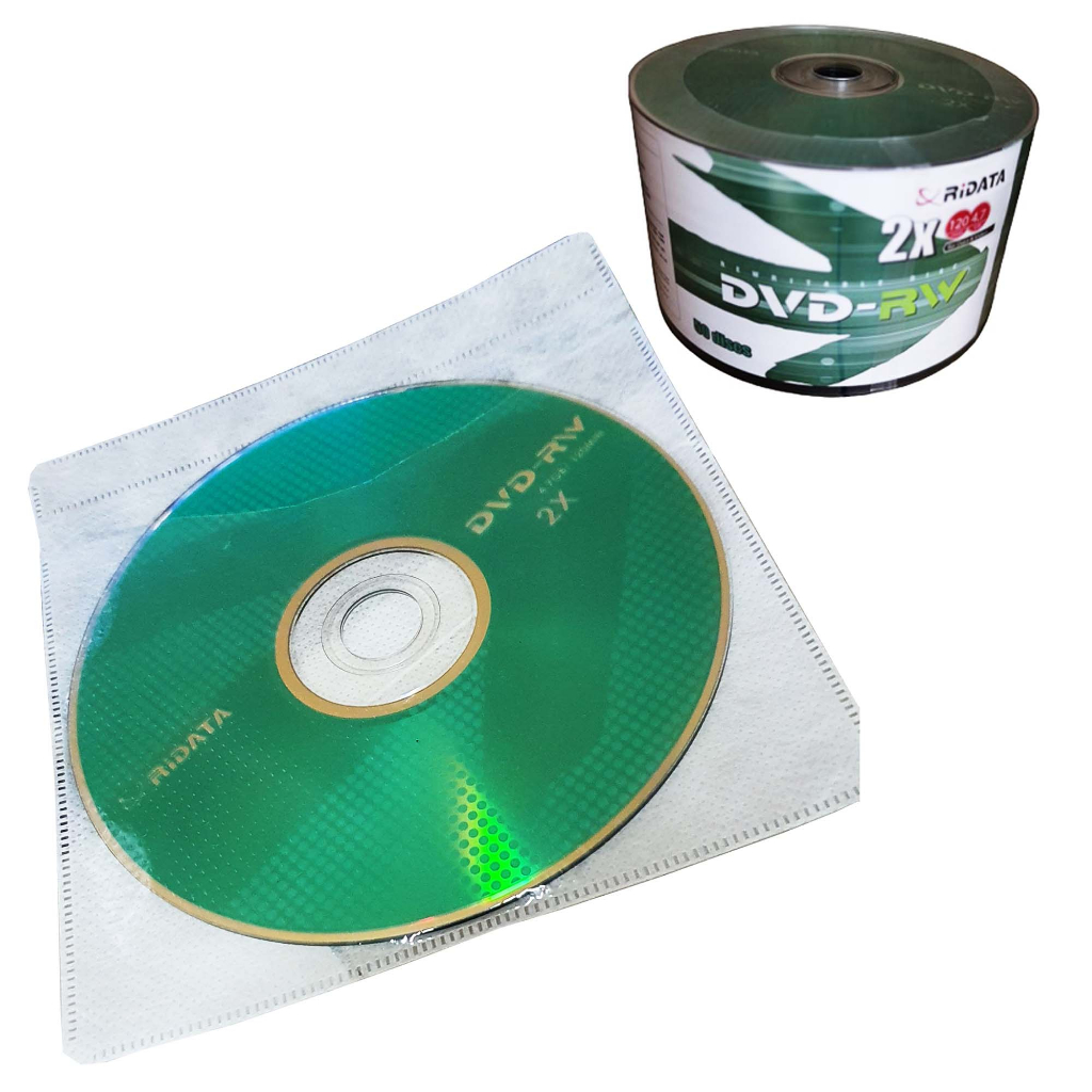Ridata DVD-RW 2x 4.7gb 120min rewriteable disc DVD CD blank plain disk ...