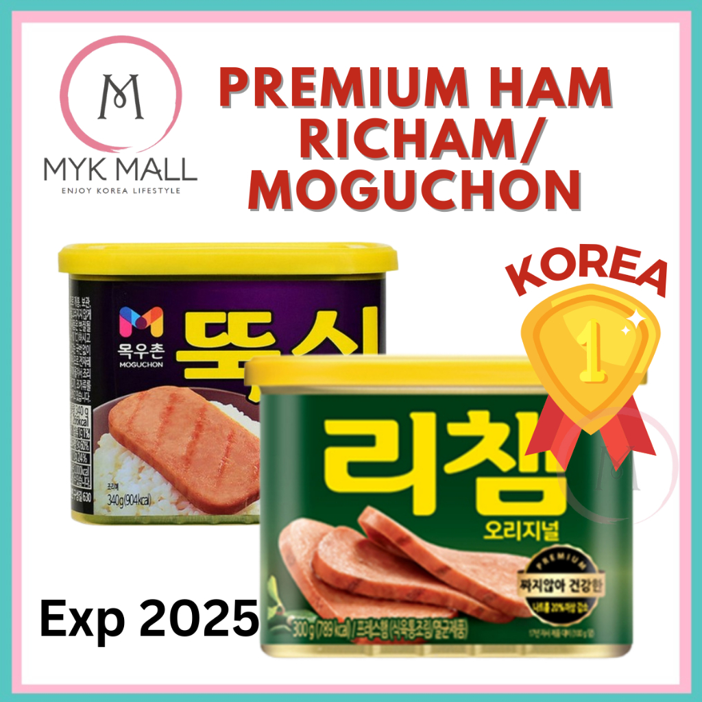 Korea Premium Pork Ham Richam 300g & Moguchon 340g | Shopee Singapore