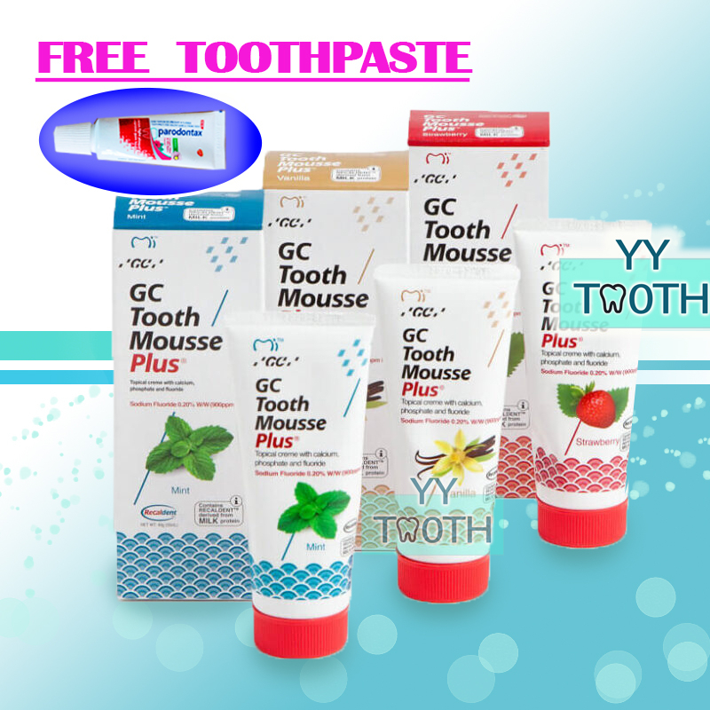 TMP GC Toothmousse PLUS+ Fluoride tooth mousse plus tooth mouse ...