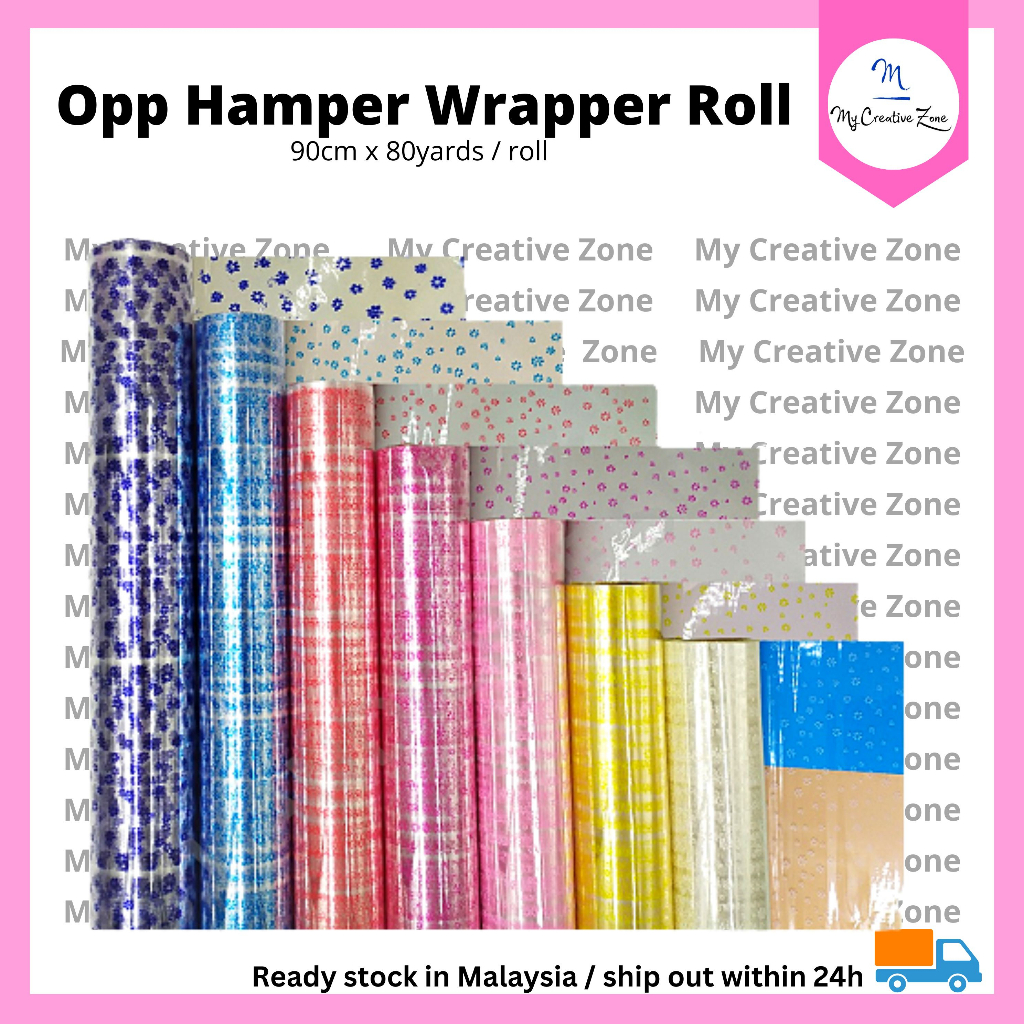 Opp Hamper Wrapper / Plastic Hamper / Hamper Paper (sell by Meter ...