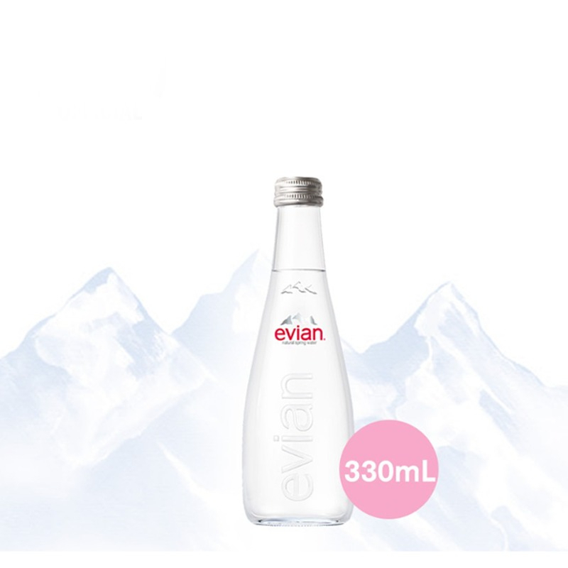 evian Natural Mineral Water Glass Bottle (20 x 330ml Case) | Shopee Singapore