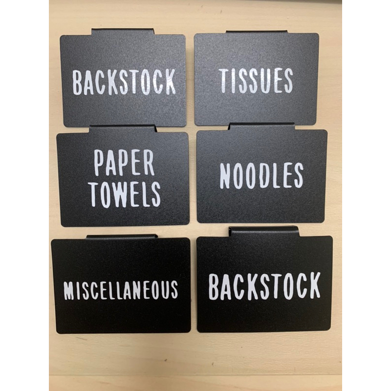 Local Pvc Clip Tag , Clip Label Dapur (with secure hardbox packaging ...