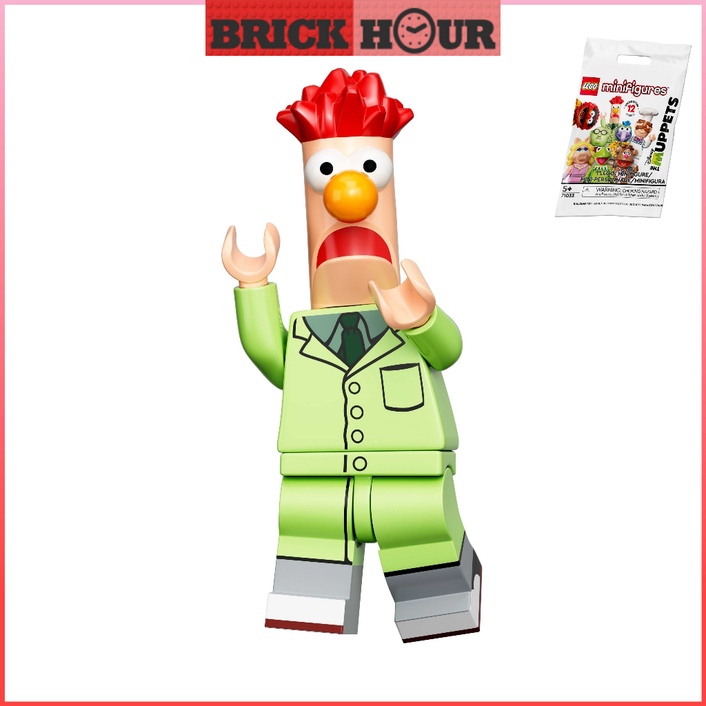 71033 -3 LEGO Minifigure The Muppets Series - Beaker (MISP) | Shopee ...