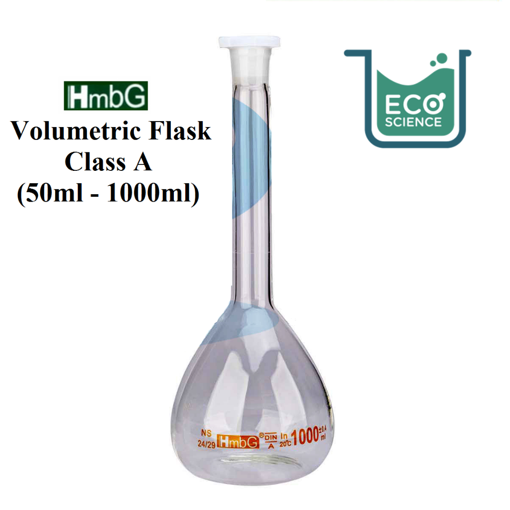 Volumetric Flask | Volumetric Flask, Class A, HmbG (50 - 1000 ml ...