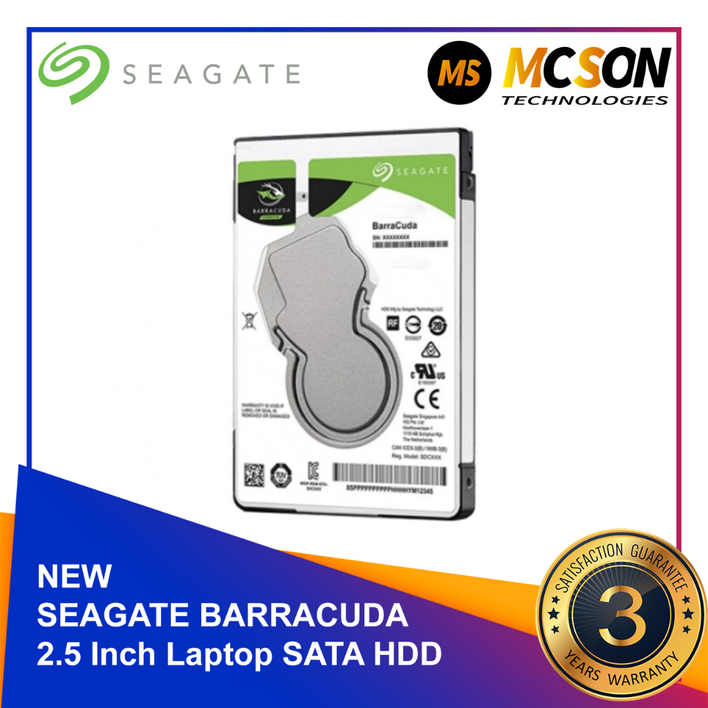 Seagate Barracuda 2.5" SATA Laptop Hard Disk Drive HDD (500GB/1TB/2TB/4TB) | Shopee Singapore