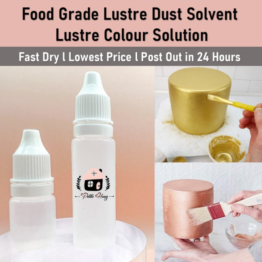 [Petite Houz] Solvent For Cake Lustre Dust Convert Food Coloring Dust ...