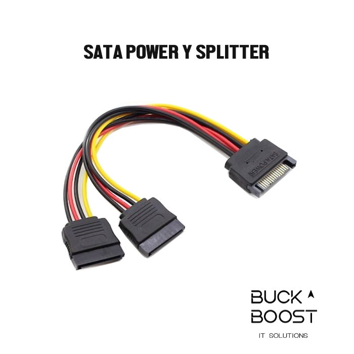 SATA Power Y Splitter Power Cable Adapter | Shopee Singapore