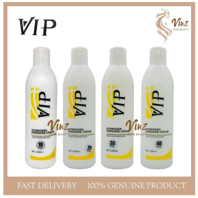 VIP Hydrogen 3% 10VOL / 6% 20VOL / 9% 30VOL / 12% 40VOL Peroxide Cream ...
