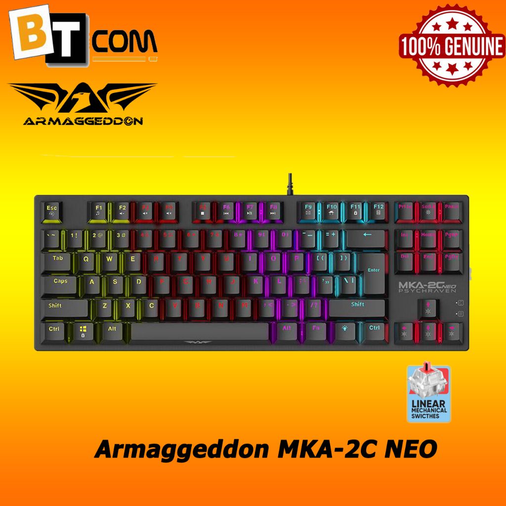 Armaggeddon MKA-2C NEO Wired Mechanical Gaming Keyboard | Shopee Singapore