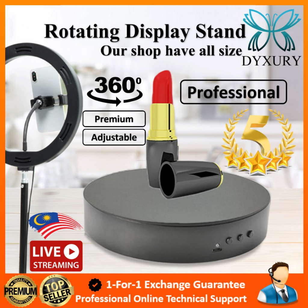 360 Product Rotating Display Stand Turntable Display Stand Electric ...