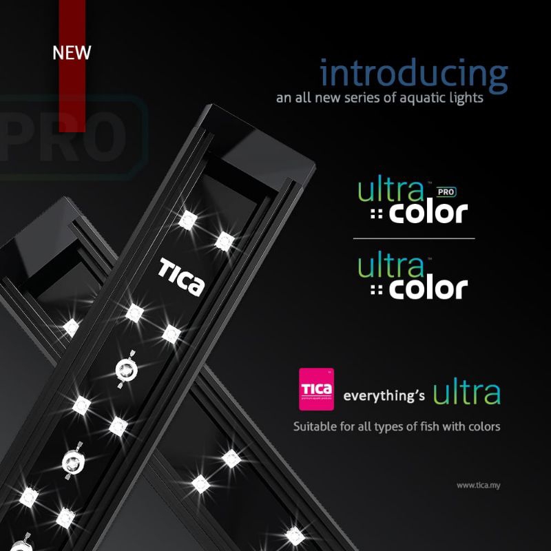 TICA ULTRA COLOR / ULTRA COLOR PRO AQUARIUM LIGHT | Shopee Singapore